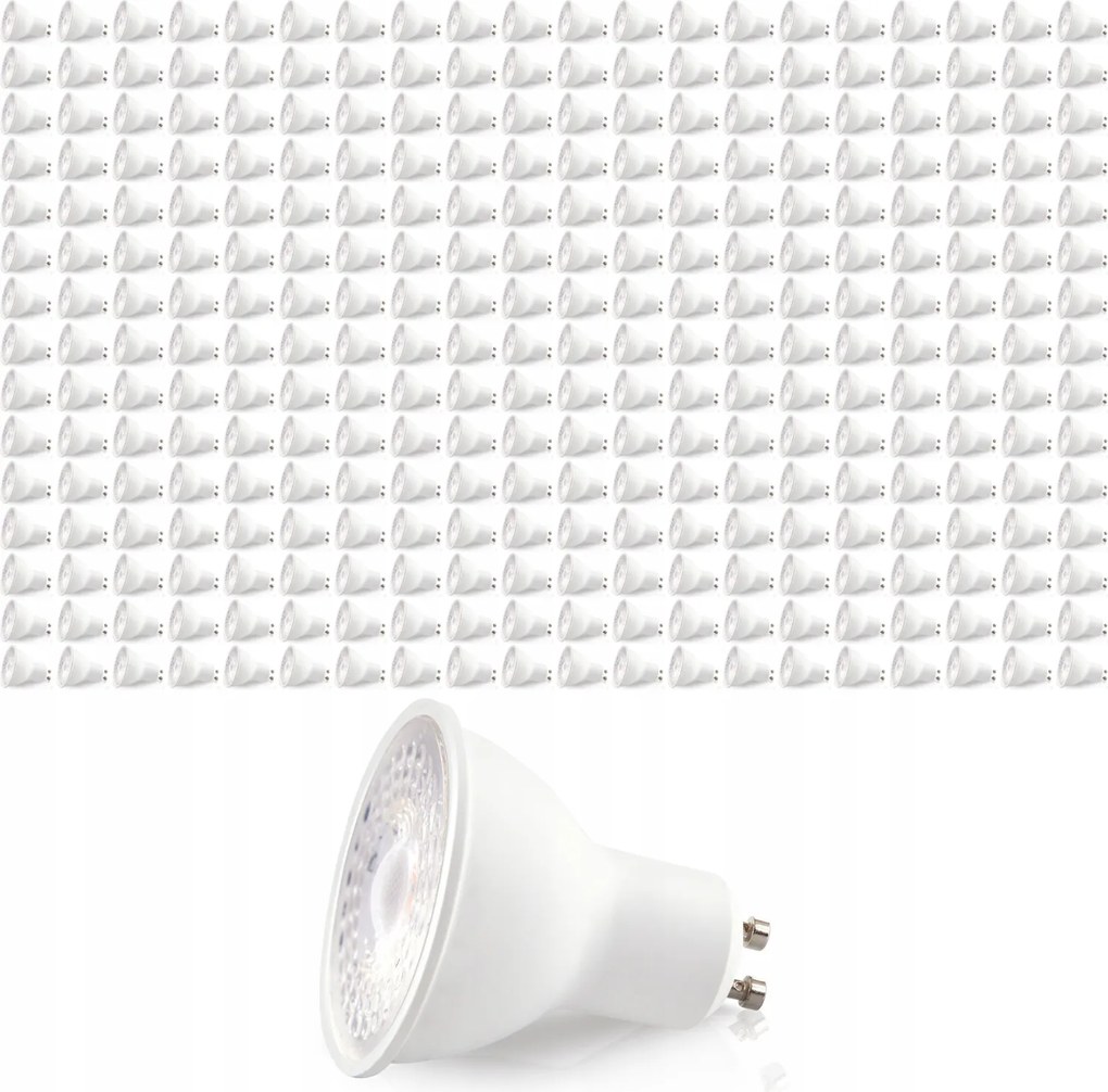 300x Žárovka Premium Led GU10 5W Barva Studená 6500K Lls dioda Samsung
