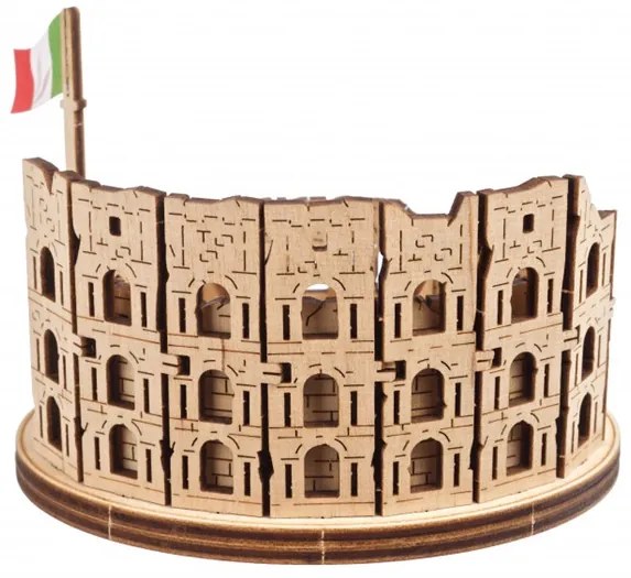 Ugears 3D dřevěné mechanické puzzle Římské Koloseum