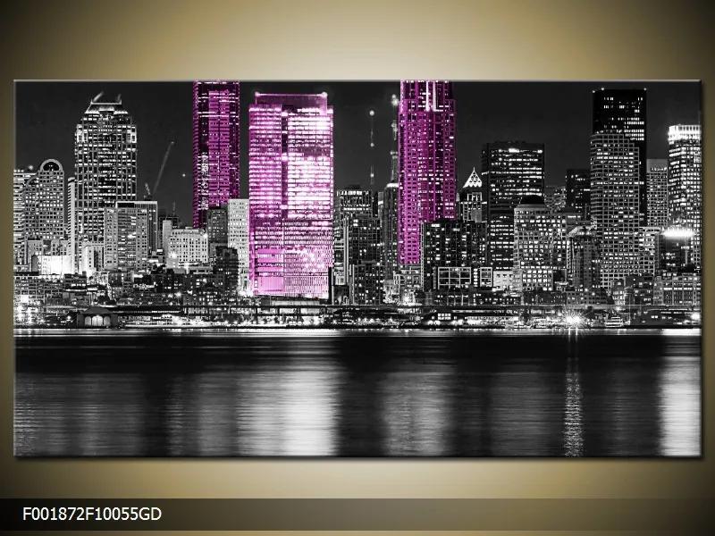 Obraz fialových mrakodrapů (), 40 dalších rozměrů