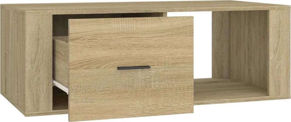 vidaXL Konferenční stolek 100x50,5x35 cm kompozitní dřevo [816539] Barva: hnědý dub