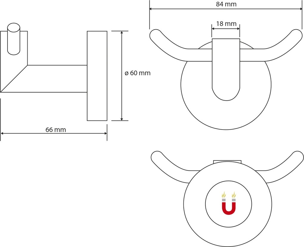 Sapho Sapho, Magnetický dvojháček na topné těleso, XJ235