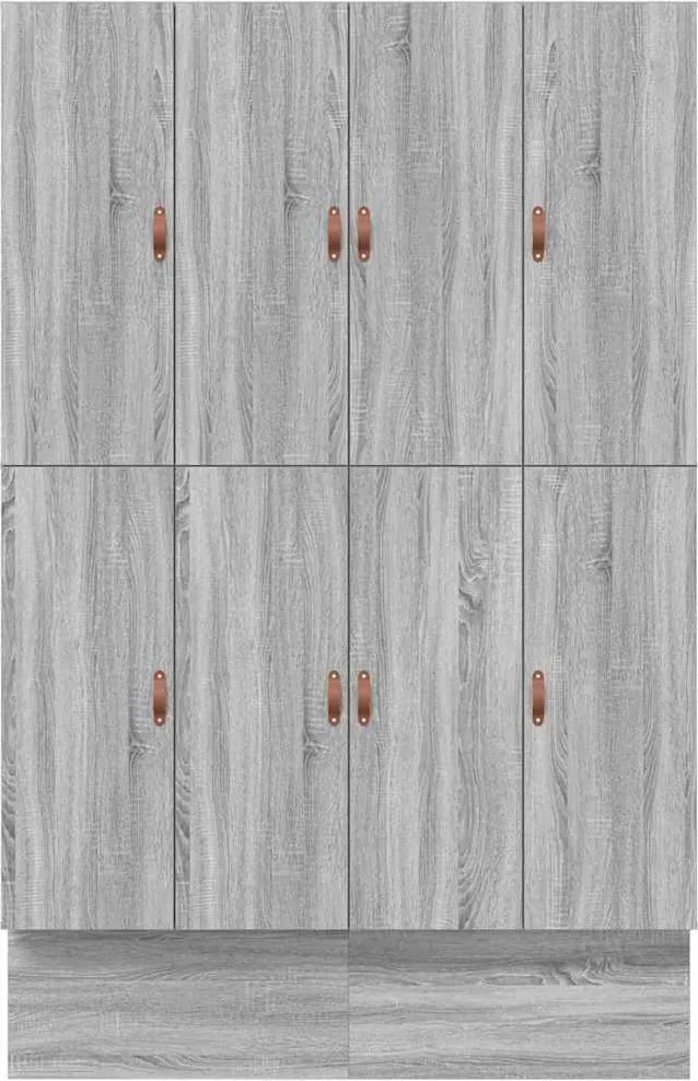 Rám postele s úložným prostorem se zásuvkou Šedá Sonoma 140 cm 3335642