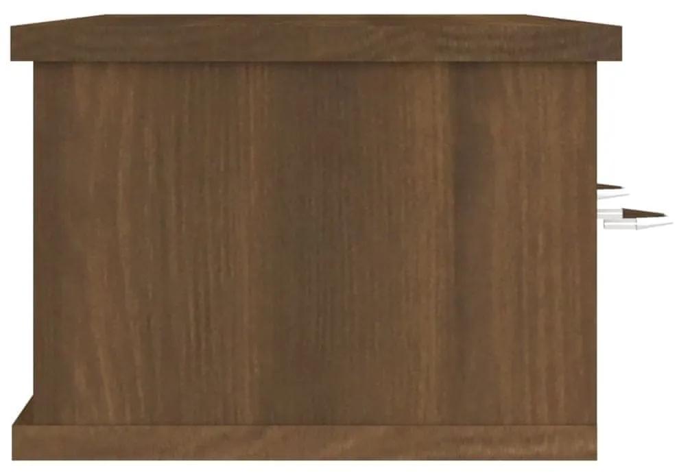 Petromila Nástěnná skříňka hnědý dub 88 x 26 x 18,5 cm kompozitní dřevo