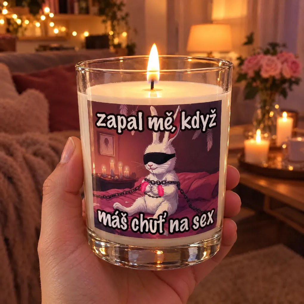 Ahome CZ Krásná svíčka Zapal mě, když máš chuť na sex