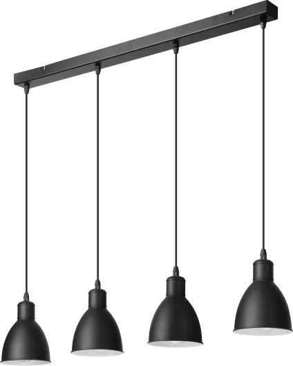 Brilagi - LED Lustr na lanku RIDDY 4xE27/60W/230V černá