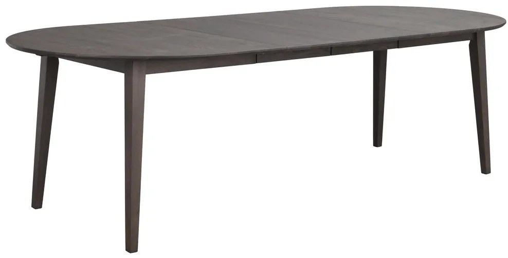 ROWICO Oválný rozkládací jídelní stůl FILIPPA tmavě hnědý 170x105 cm
