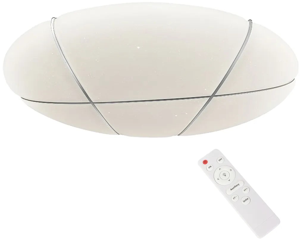 Stropní LED svítidlo Bob, 1x LED 40w, 3000-6000k, w, s ovladačem