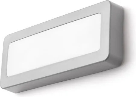 RED R11951 RENO SQ DR přisazená šedá 230V LED 5W IP65 3000K - RED - DESIGN RENDL