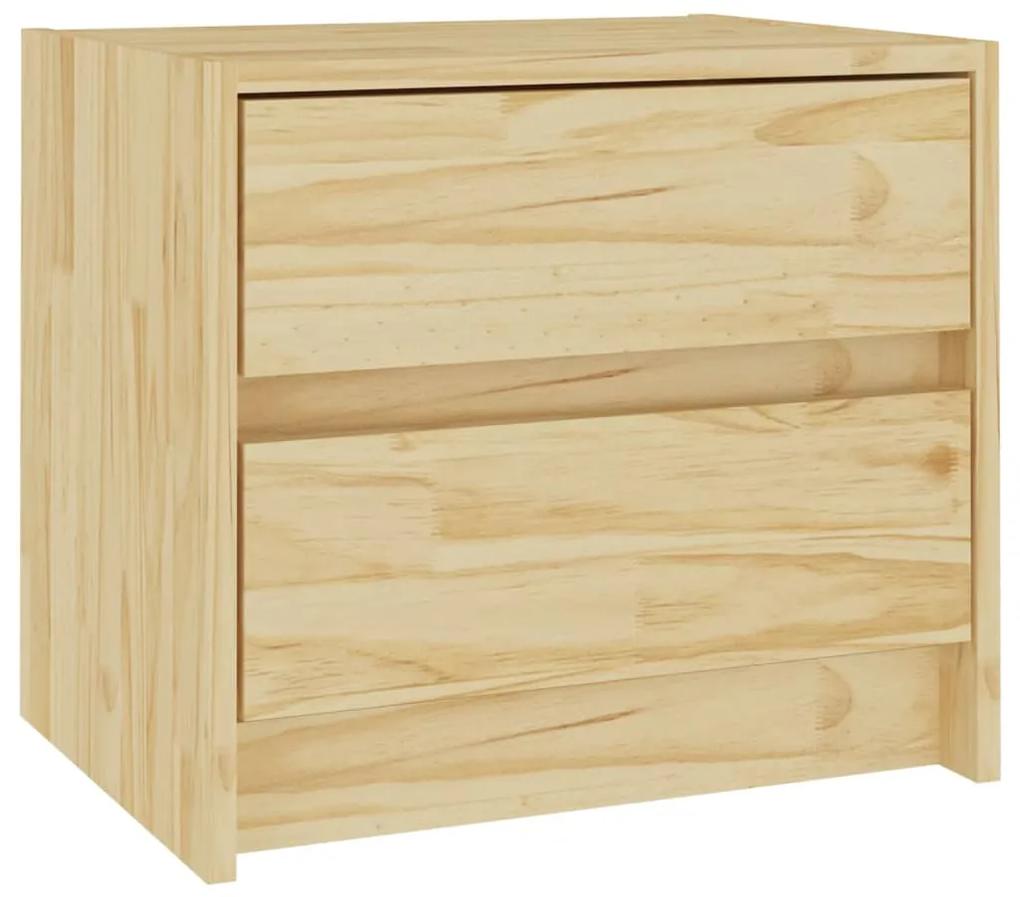 vidaXL Noční stolek 40 x 30,5 x 35,5 cm masivní borové dřevo