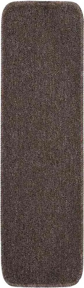 Nášlapy na schody 15 ks 75 x 20 cm hnědé protiskluzové 340401