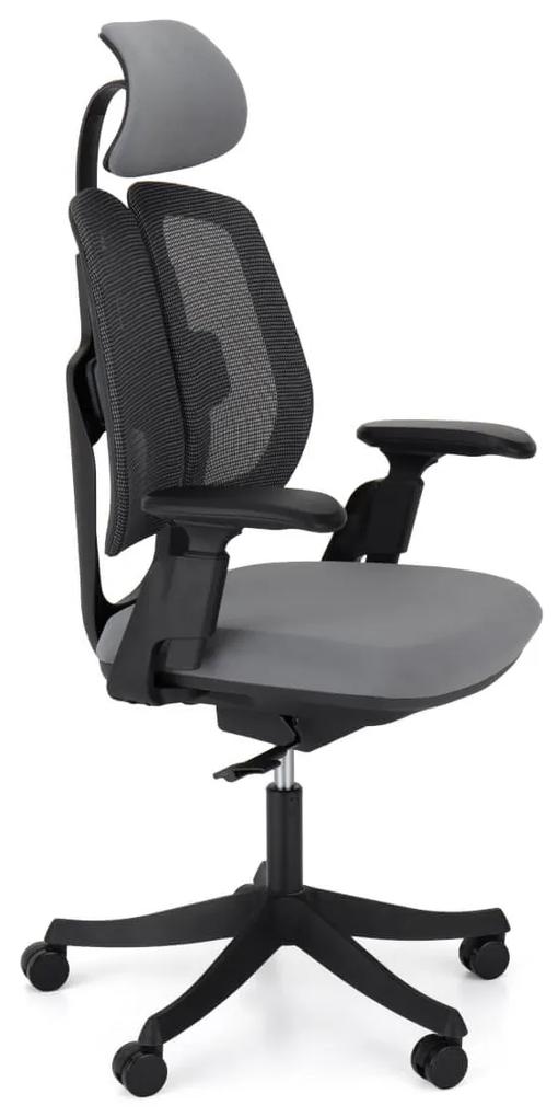 Ergonomická kancelářská židle Liftor Active, šedá (textil + síťovina)