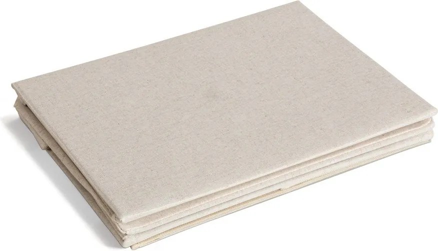 Béžový látkový úložný box s víkem 27x36x19 cm Soft Storage Small – Bigso