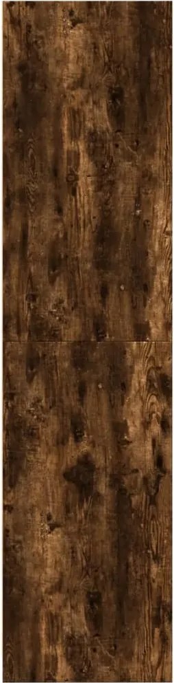 Šatní skříň kouřový dub 80 x 50 x 200 cm kompozitní dřevo 3307796