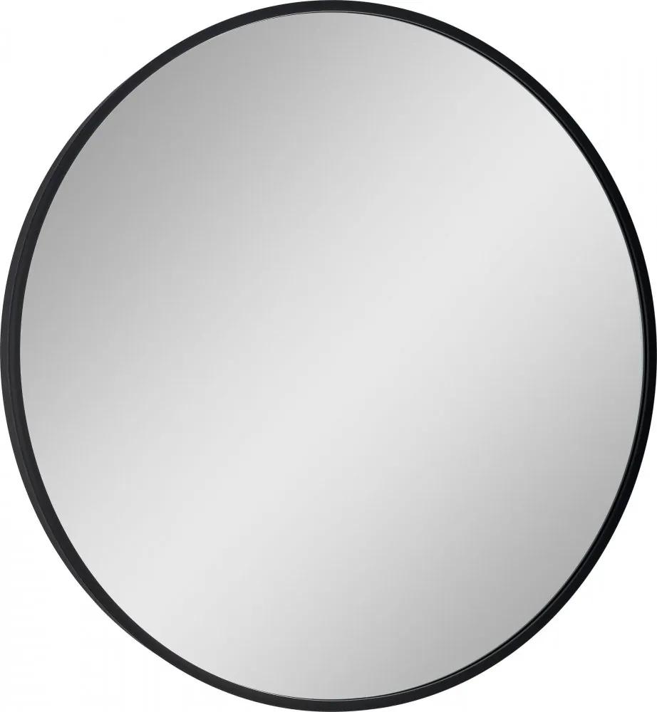 Olsen Spa Zrcadlo bez osvětlení DAHLEN BLACK Průměr - 80 cm OLNZDAH80B