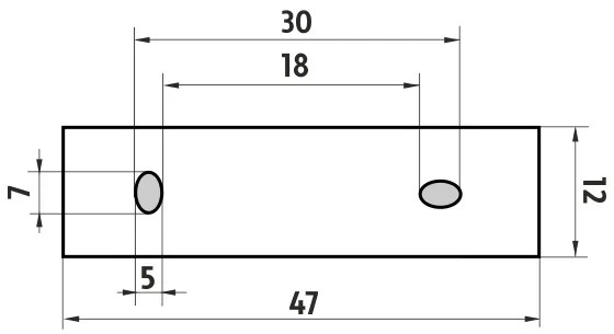 Nimco WC štětka s hranatou rukojetí MAYA - MA 29094CN-HR-26