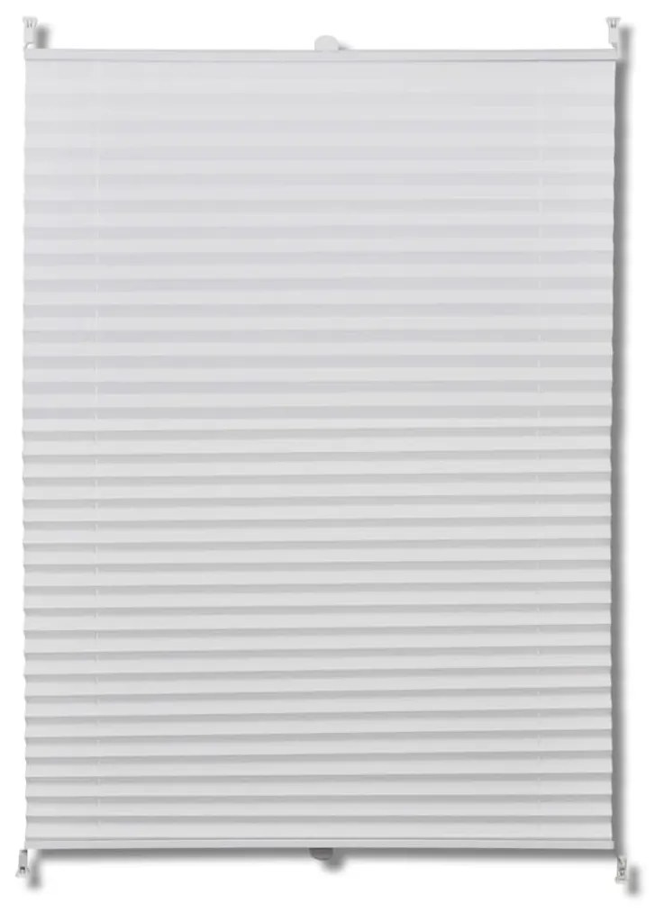 Plisovaná roleta 50 x 150 cm bílá