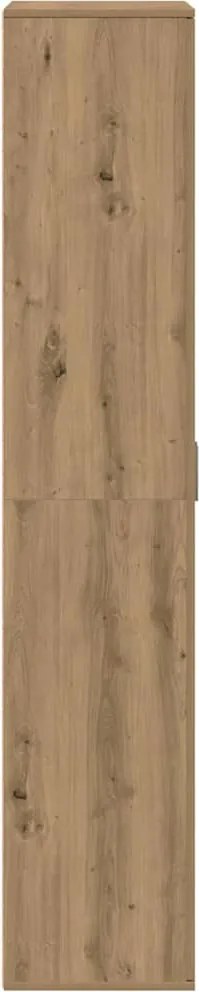 Vysoká skříň 80 x 35 x 180 cm Kompozitní dřevo dub artisan 3365562