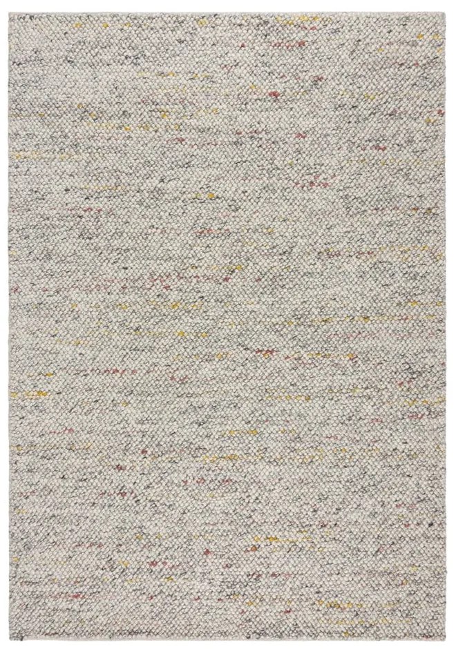 Krémový ručně tkaný koberec s příměsí vlny 80x150 cm Minerals – Flair Rugs