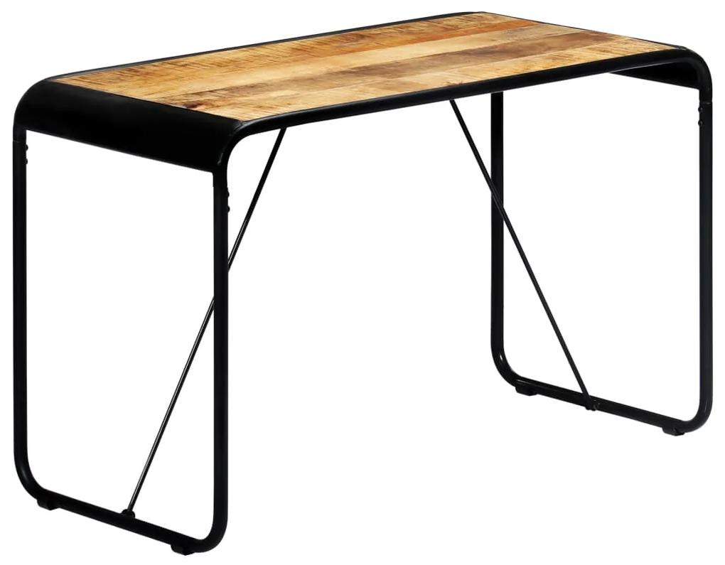 Jídelní stůl 118 x 60 x 76 cm masivní hrubé mangovníkové dřevo,  247868