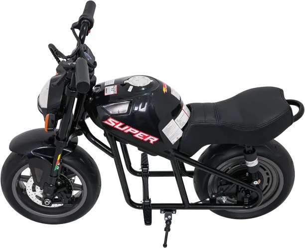 Elektrická motorka SUPERMOTO černá