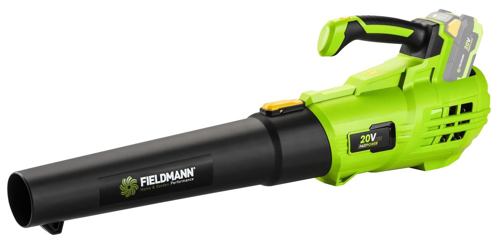 Fieldmann FZF 70605-0 Aku fukar Aku program FAST POWER 20V, Akumulátor Li-ion 1x 20 V / 2 Ah (případně 4 Ah) Rychlost vzduchu: až 270 km/h, Sací