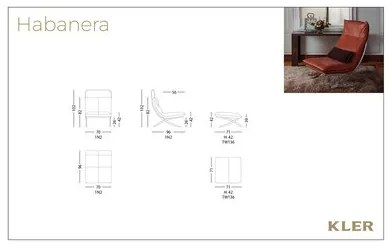 Taburet KLER Habanera TW136