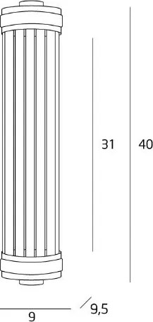 MAXLIGHT W0241 - Nástěnné svítidlo FLORENCE 2xE14/40W/230V chrom