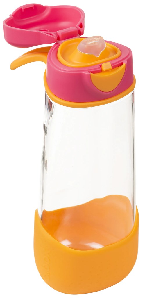 Sport lahev na pití 600 ml- růžová/oranžová