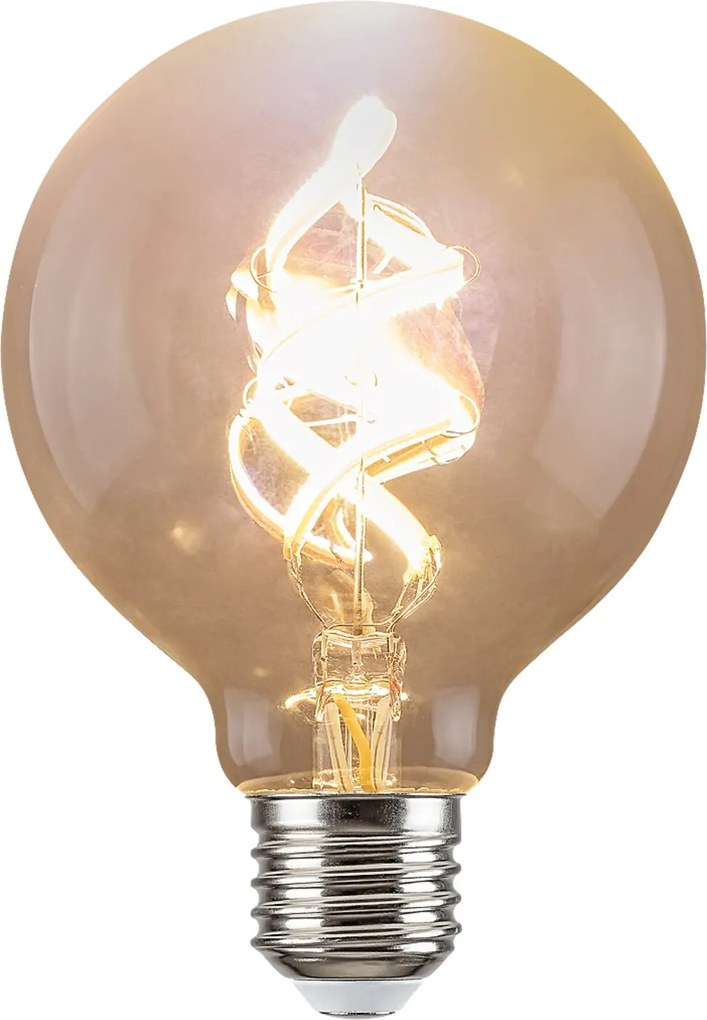 Rabalux LED Spiral Filament žárovka G95 RGB 4W/E27/300Lm/2700K/Dim