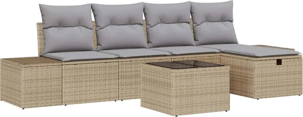 Set pohovek 5 ks polyratan 3360701