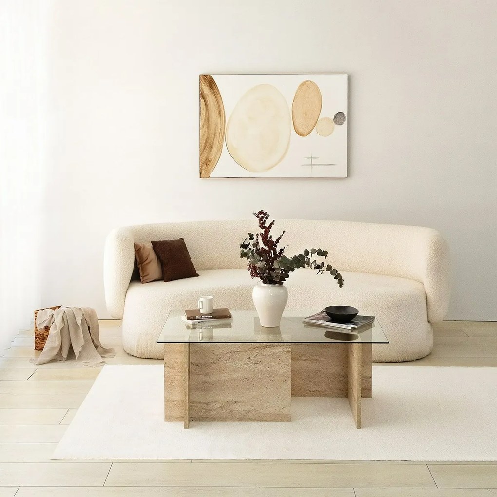 Konferenční stolek New Escape Travertine
