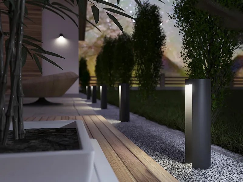 PANLUX Zahradní LED sloupek / svítidlo COSTA, antracit