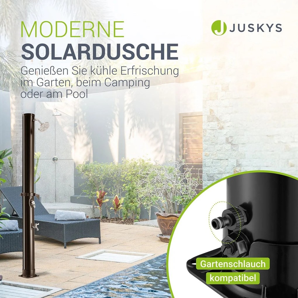 Juskys Solární zahradní sprcha Victoria Velikost: 20 L