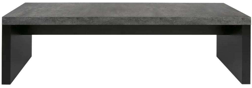 Betonově šedá lavice TEMAHOME Detroit 140 cm