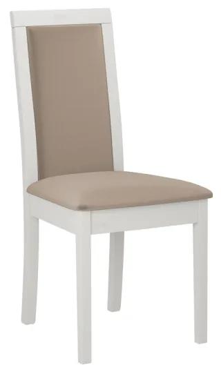 Čalouněná jídelní židle Heven IV, Barva dřeva: bílá, Potah: Kronos 7
