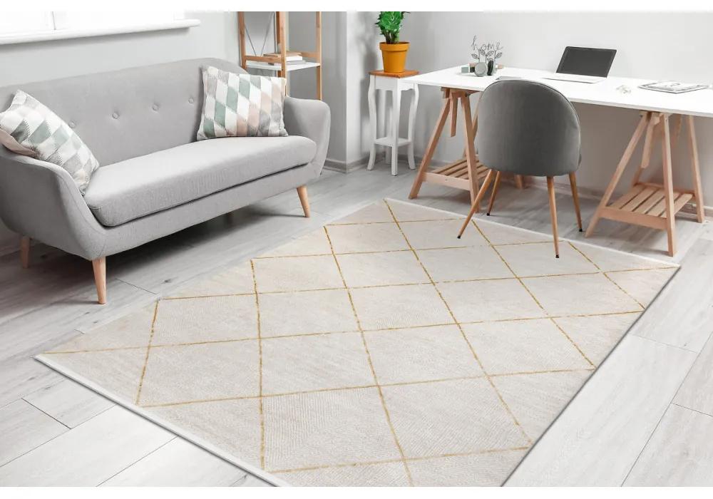 Kusový koberec Mycera zlatokrémový 160x220cm