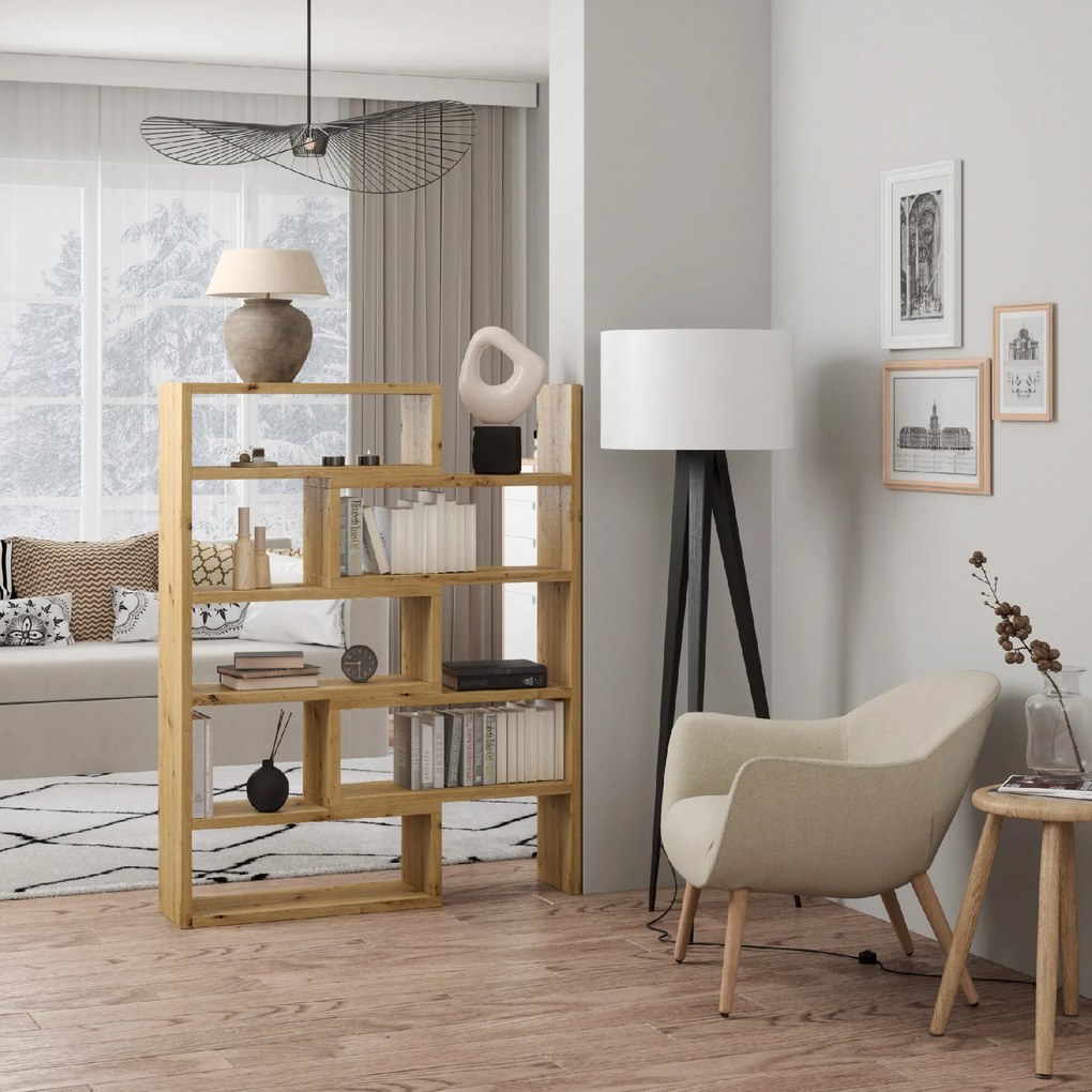 ADRK Furniture Regál KARDAL BS-KAD-138-A