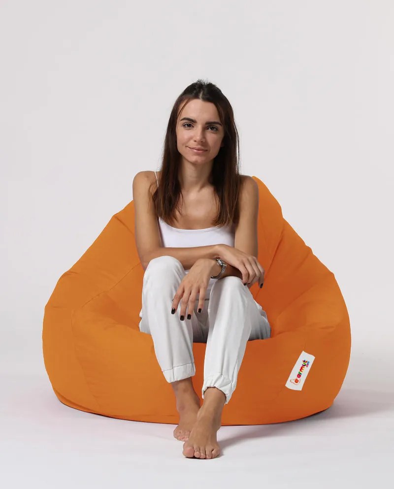 Atelier del Sofa Zahradní sedací vak Premium XXL - Orange, Oranžová