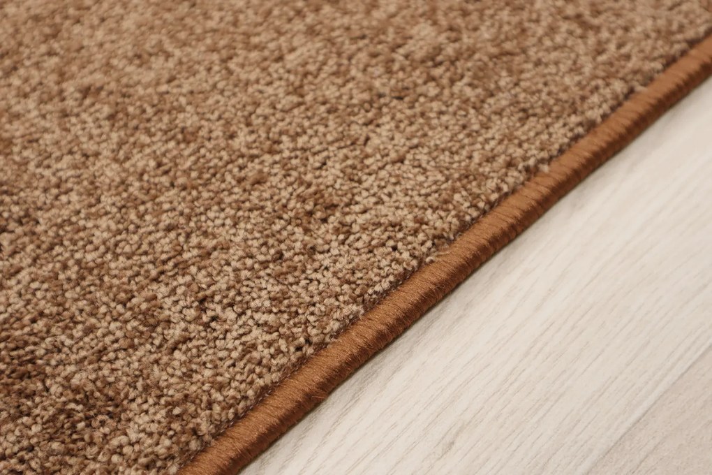 Vopi, Kusový koberec Capri měděný čtverec, 300x300, hnědá, chodba / předsíň