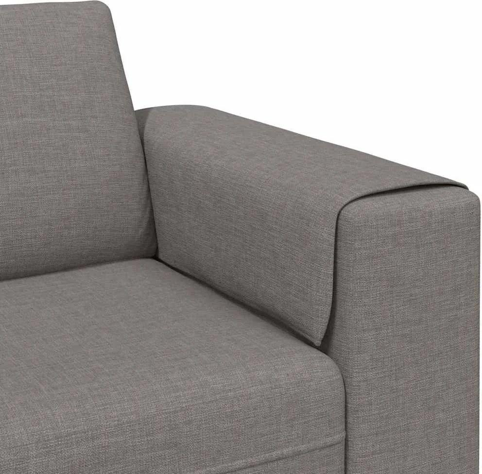 Pohovka do obývacího pokoje Taupe 250 x 77 x 76 cm Polyester 3335086