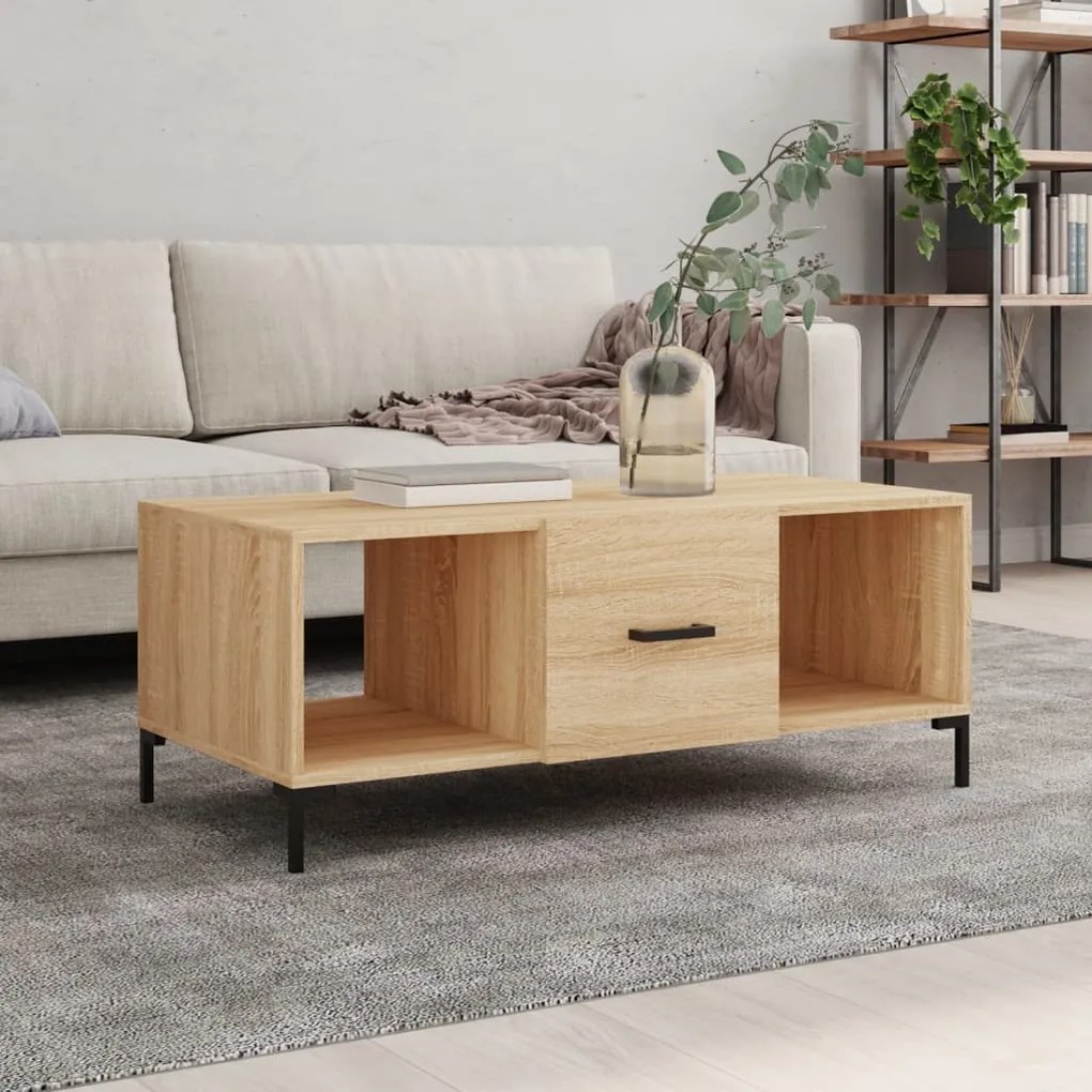 Konferenční stolek dub sonoma 102 x 50 x 40 cm kompozitní dřevo