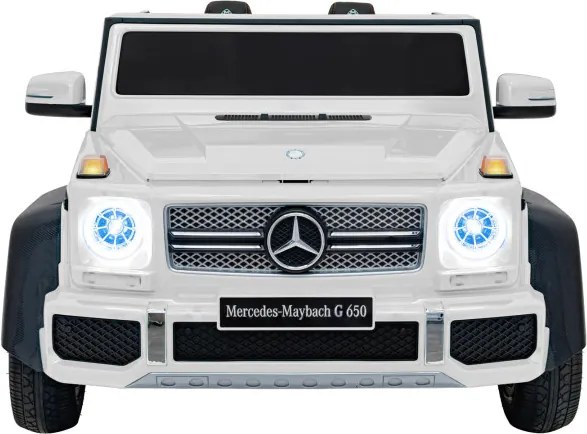 Elektrické autíčko Mercedes Benz MAYBACH G650 bílé
