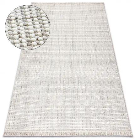 koberec NANO EO78C Melange, smyčkový, plošně tkaný šedá / bílá velikost 120x170 cm | krásné koberce cz