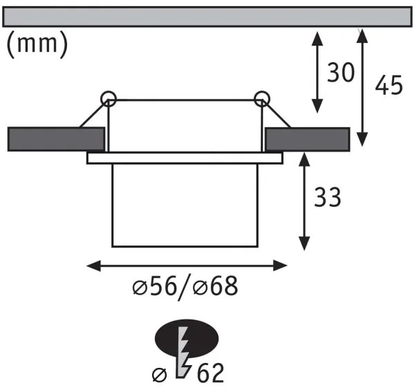 Paulmann 93379 - SADA 3xLED/6W IP44 Stmívatelné koupelnové svítidlo GIL 230V