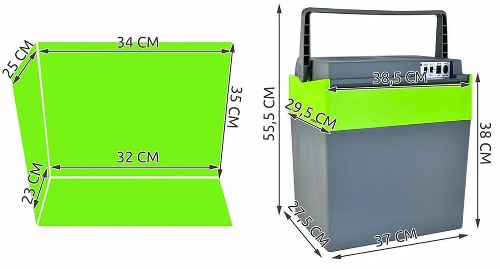 Compass Chladící box 30l 230V/12V ECO A++