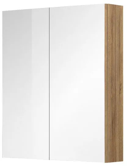 Mereo Mereo, Aira, koupelnová galerka 60 cm nebo 80 cm, zrcadlová skříňka, 2x dveře, CN716GR