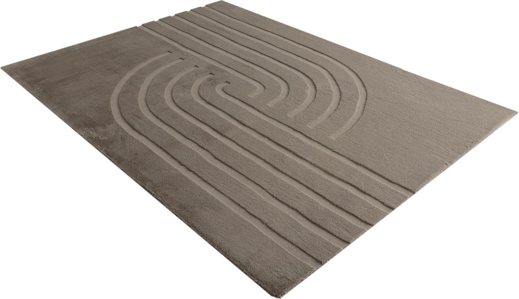 Obsession, Kusový koberec Zen Deluxe 700 Taupe, 80x150, hnědá, ložnice