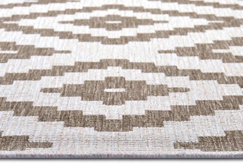 NORTHRUGS - Hanse Home koberce Kusový koberec Twin-Wendeteppiche 105460 Linen – na ven i na doma - 80x150 cm