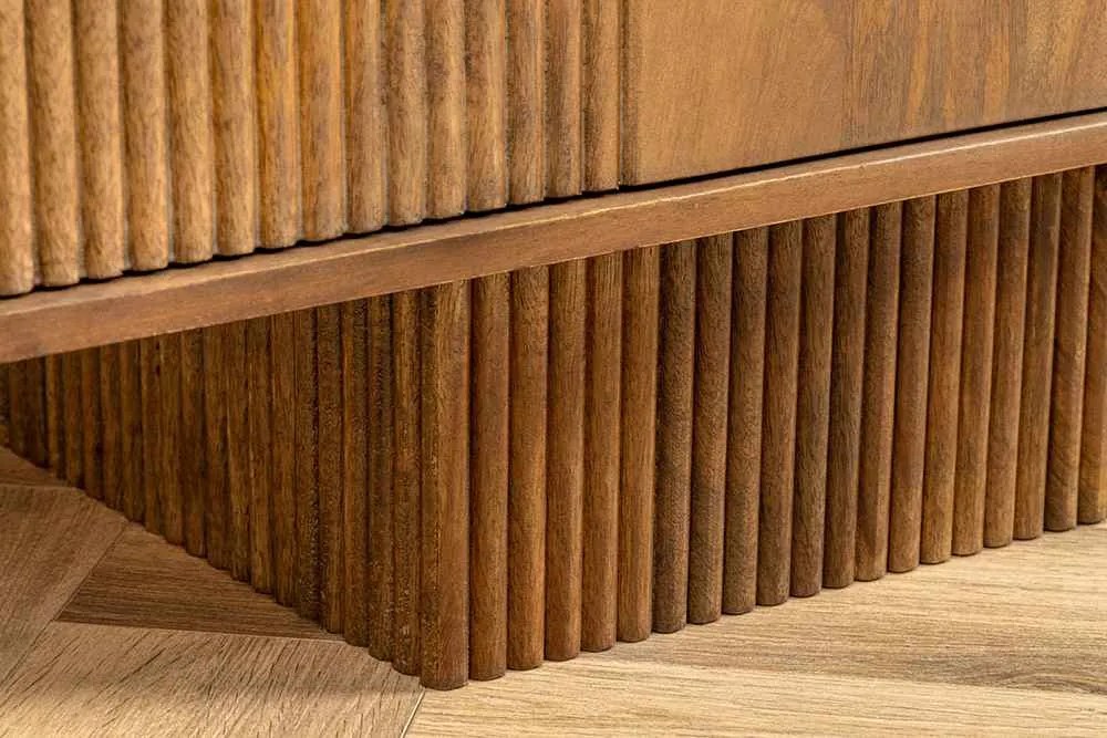 Designový TV stolek Movement 200 cm hnědé mango