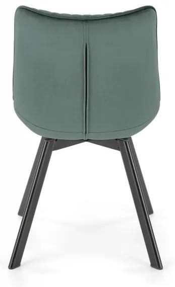 Otočná jídelní židle K520 Halmar Modrá